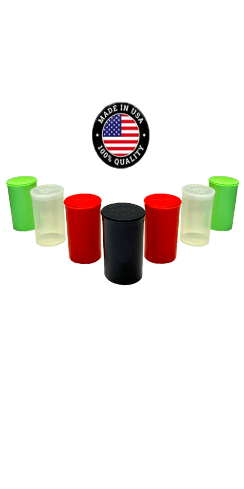 19 Dram Pop Top Bottles 30ct Sample Bag | EVO Plastics